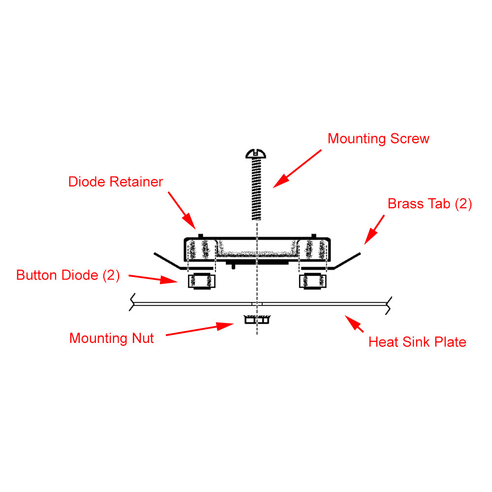RR-50 Rectifier Repair Kit for Small Chargers with 2 - 50A Diodes — PLP ...